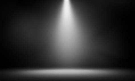 벽 검은 배경에 스포트라이트 프리미엄 사진