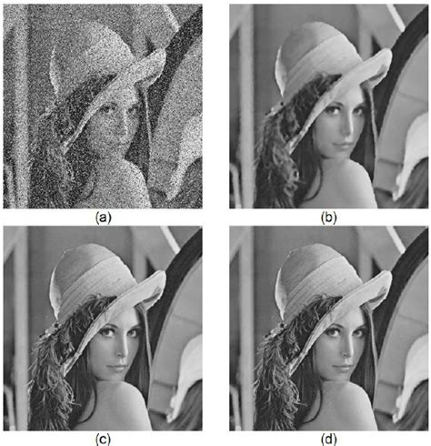 Image Lena Corrupted By 25 Of Impulse Noise That Is P 0 25 A Download Scientific