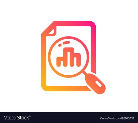 Analytics Graph Icon Column Chart Sign Royalty Free Vector