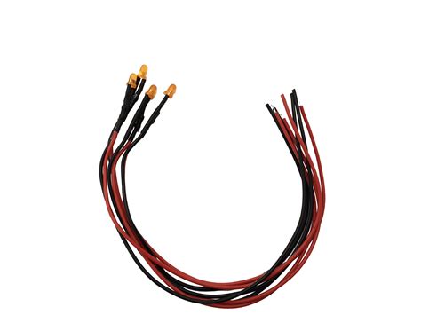 5x 3mm Orange Diffused Pre Wired Led 9v ~ 12v 5 Pieces Bright Components