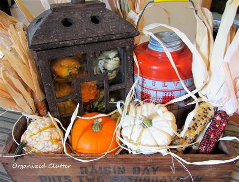 More Rustic Autumn Vignettes Organized Clutter