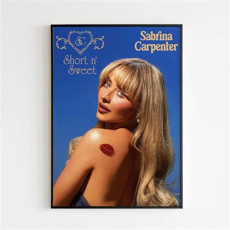 Sabrina Carpenter Album Posters Etsy