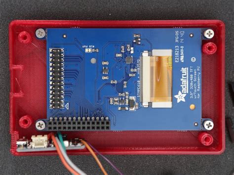 mounting components touch pi portable raspberry pi adafruit