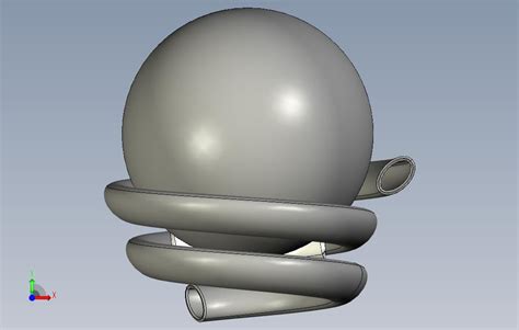 Creo高级渲染扩展（arx）模型球 Ug 模型图纸免费下载 懒石网