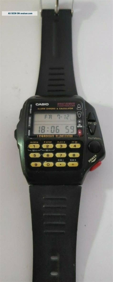 Vintage Casio Cmd 40 Remote Controller And Calculator Watch 3856720