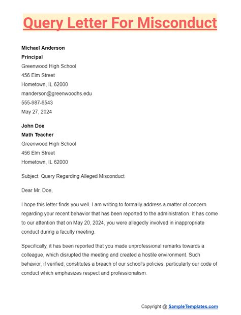 How To Format A Query Letter