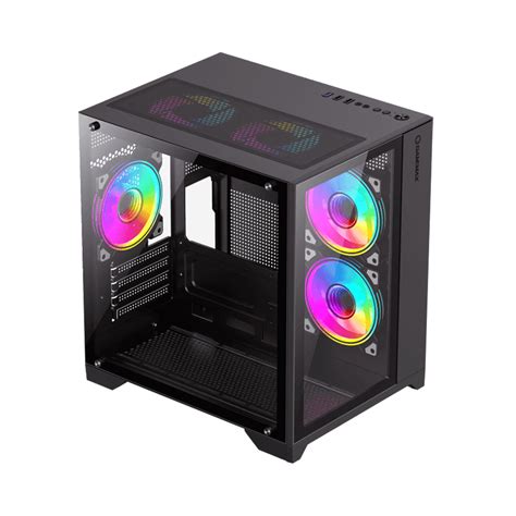 Vỏ Case Gamemax Infinity Mini Matx Mid Tower Màu Đen