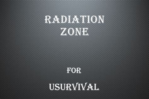 Radiation Zone For Usurvival Integration Unity Asset Store