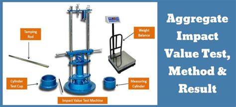 Aggregate Impact Value Test Procedure Result And Standards