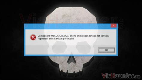 Como Solucionar El Error Mscomctl Ocx Y Mscomct2 Ocx No Registrado En Windows 10 8 Y 7