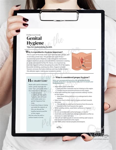 Digital Download Reproductive Genital Hygiene And Vulvar Care Patient