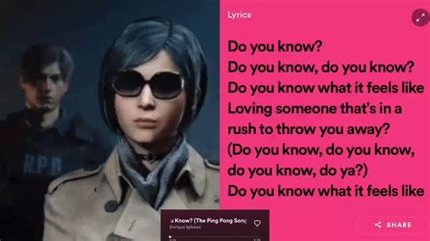 Enrique Iglesias Do You Know Lyrics