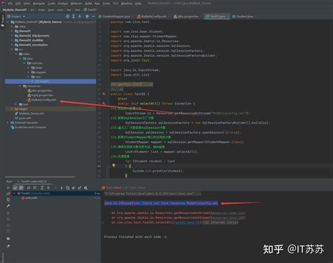 Java Maven项目报错 Ioexception Could Not Find Resource