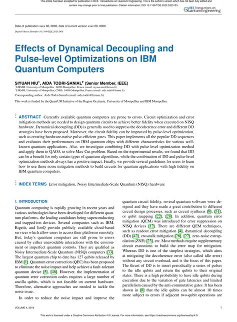 pdf effects of dynamical decoupling and pulse level optimizations on