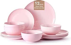 Kingstone 12 Piece Bone China Dinnerware Set For 4