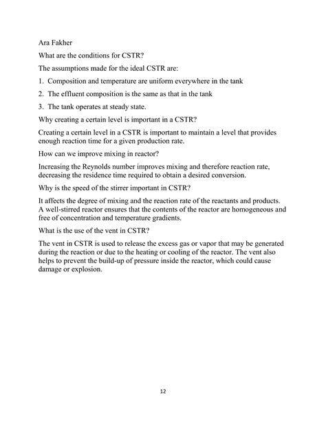 Reactor Lab Single Cstr Reactorpdf