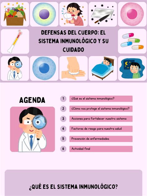 Presentación Educativa Sobre El Sistema Inmunológico En Estilo