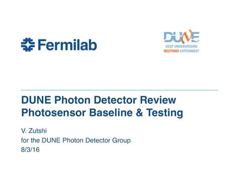 Ppt Dune Photon Detector Review Photosensor Baseline And Testing V Powerpoint Presentation