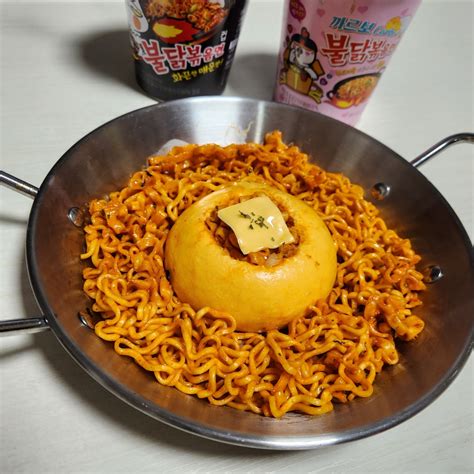 올 겨울철 편의점 간단한 꿀조합 불닭빠네