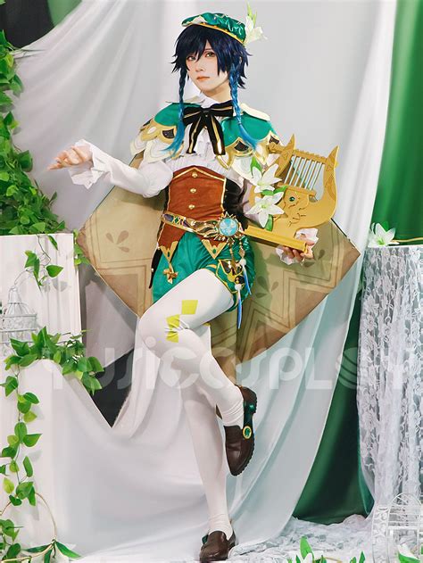 Genshin Impact Venti Premium Edition Cosplay Costume Yusicosplay