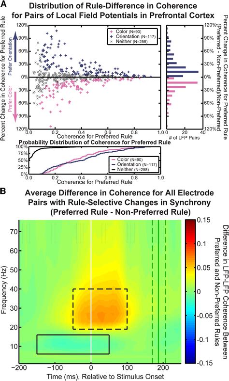 synchronous oscillatory neural ensembles for rules in the prefrontal