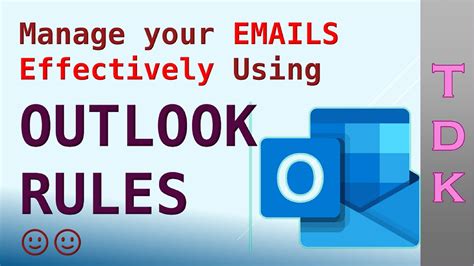 How To Setup Outlook Rules Manage Your Inbox Effectively Youtube How To Setup Outlook Rules Manage Your Inbox Effectively Youtube