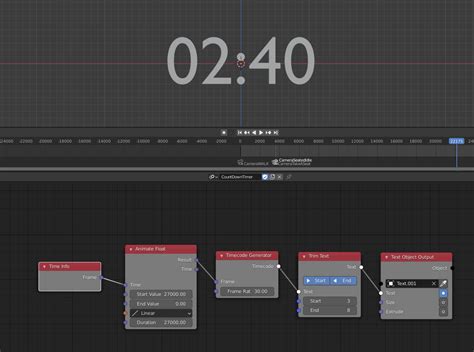 Countdown Timer Starting From Minutes Basics Interface Blender Artists Community