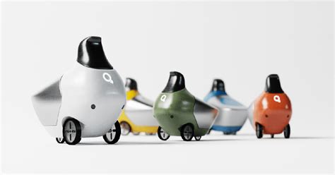 Duck Like Trash Can Robots Follow Pedestrians To Keep The City Clean