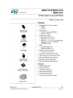16 Kbit serial I²C bus EEPROM st com 16 kbit serial i 178 c bus eeprom st com pdf PDF4PRO
