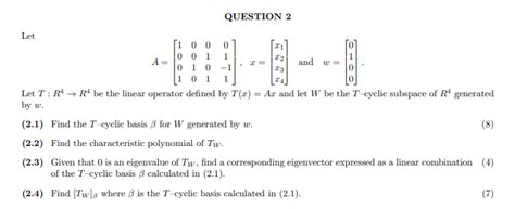 solved 0 1 11 12 13 → question 2 let [1 0 0 0 0 1 a and 0