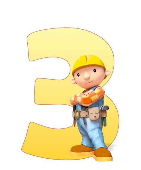 Kits Imprimibles Gratis Números Bob El Constructor
