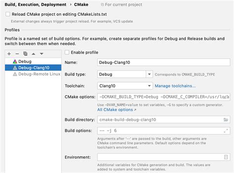 Clion 20203 Eap Enhancements To Rundebug Configurations And Cmake Profiles The Clion Blog