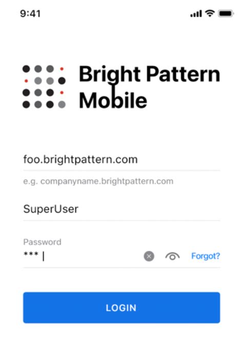 5 19 Mobileappguide Setup Gettingstarted Bright Pattern Documentation