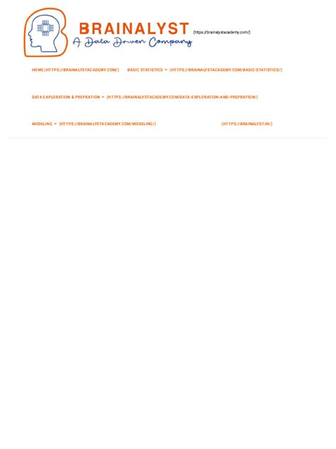 Inferential Statistical Analysis Using Python Pdf F Test