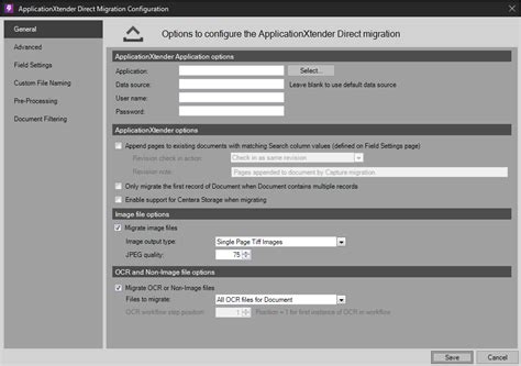 Applicationxtender Direct Migration Configuration Psigen Support Portal