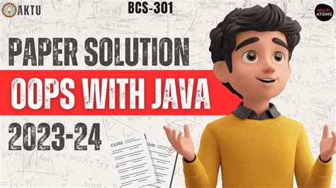 Java Oops In One Shot Pyq Solution Oops With Java Aktu 4th Sem Bcs 403 2023 2024 Aktu