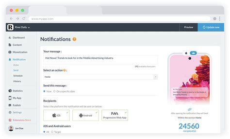 Push Notifications App Extension