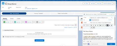 Einstein Activity Capture In Salesforce Salesforce Geek