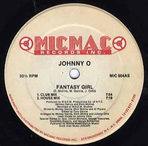 Johnny Ofantasy Girl レコード通販・買取はサウンドファインダー