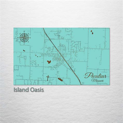 Peculiar Missouri Street Map