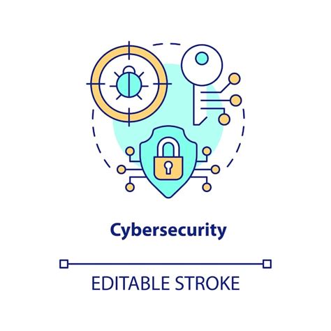 Premium Vector Cybersecurity Concept Icon