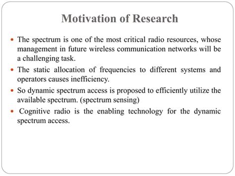 Enhanced Cognitive Radio Network In Dynamic Spectrum Sensing Ppt