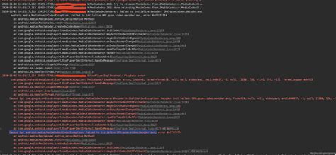 Exoplayer Failed To Initialize Omxqcomvideodecoderavcfailed To