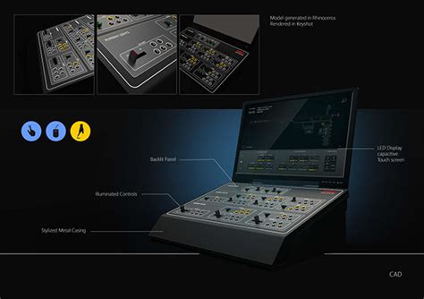 HMI Remote Control Desk Behance