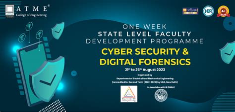 FDP Cyber Security Digital Forensics ATME