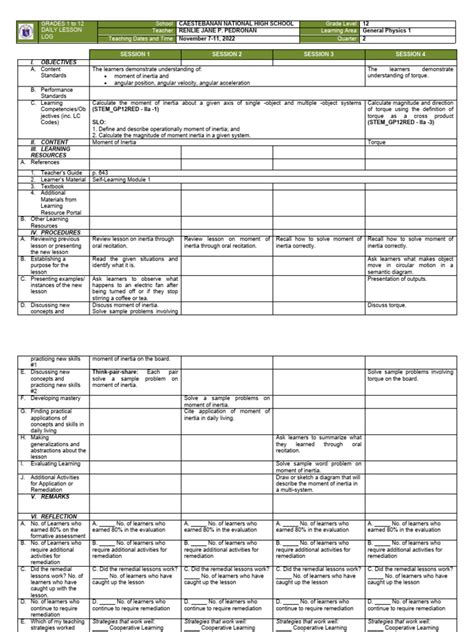 Gen Physics 1 W1 Pdf Learning Inertia