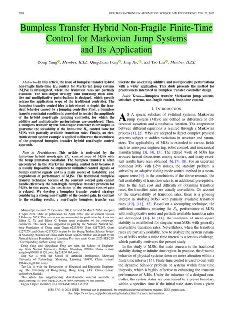 Bumpless Transfer Hybrid Non Fragile Finite Time Control For Markovian