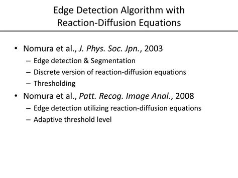 ppt integration of intensity edge information into the reaction