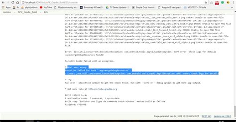 Android APK Build Failed With Gradlew Bat AssembleDebug Command