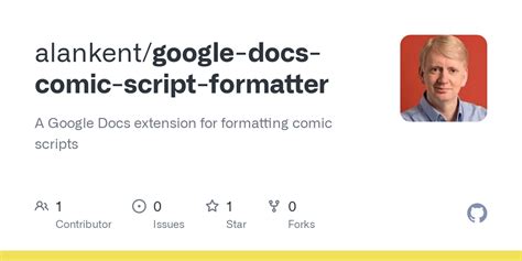 GitHub - alankent/google-docs-comic-script-formatter: A Google Docs extension for formatting ...